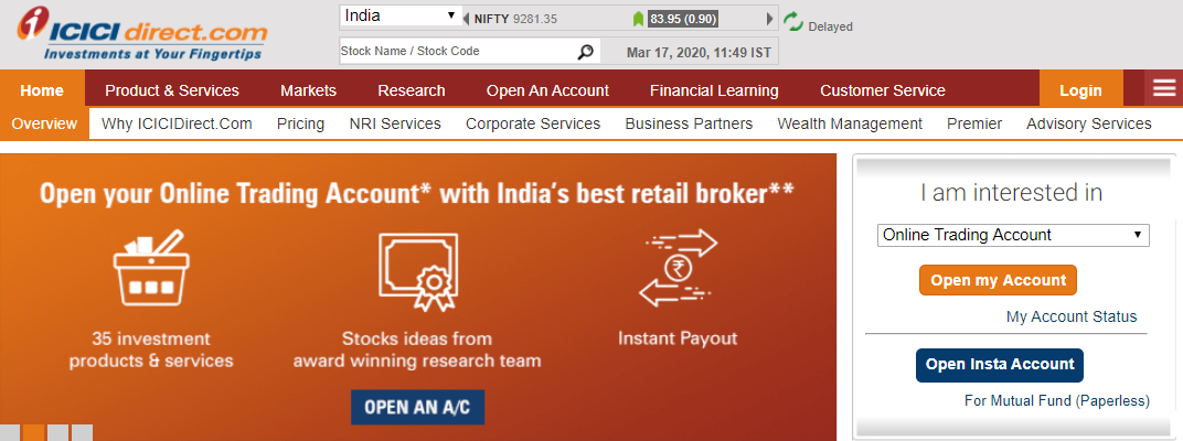Zerodha vs ICICI Direct Comparison 2025: Brokerage, Margin, Charges